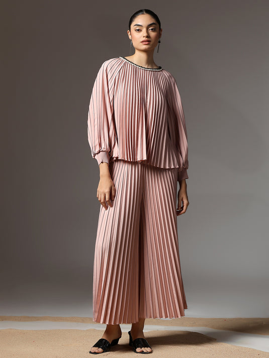 Co-Ord Sets for Women: Buy Pleated Co-Ord Set Up to 10% Off
