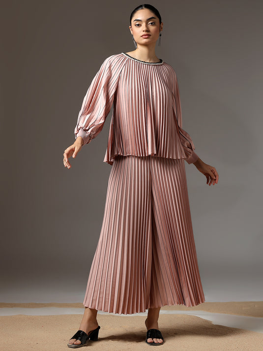 Co-Ord Sets for Women: Buy Pleated Co-Ord Set Up to 10% Off