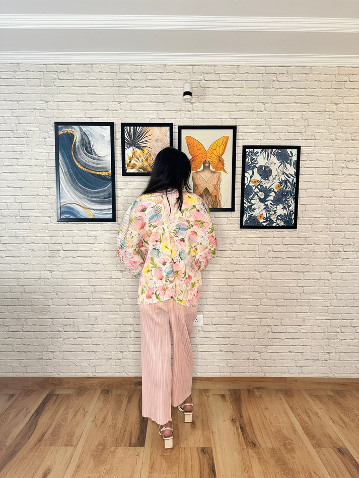 Buy Adya Co-ord Set for women | Pink And Sky Blue